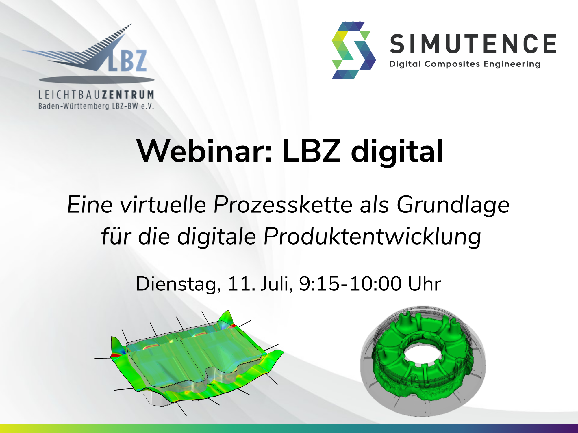 Virtual Process Chain Webinar: LBZ digital – SIMUTENCE