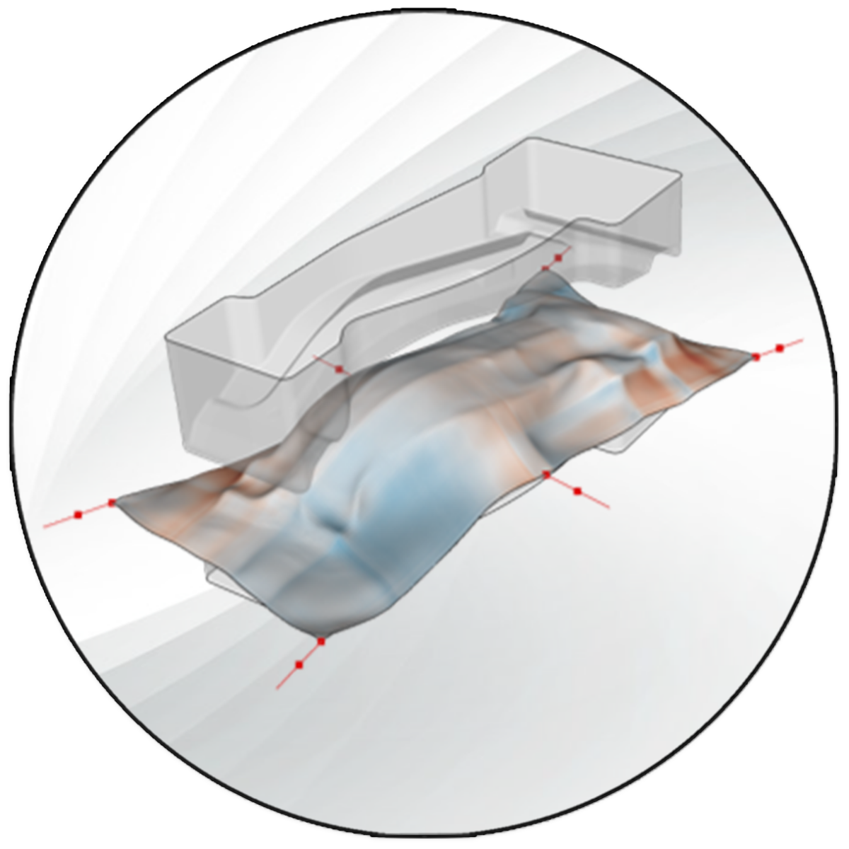 Composite forming simulation – SIMUTENCE